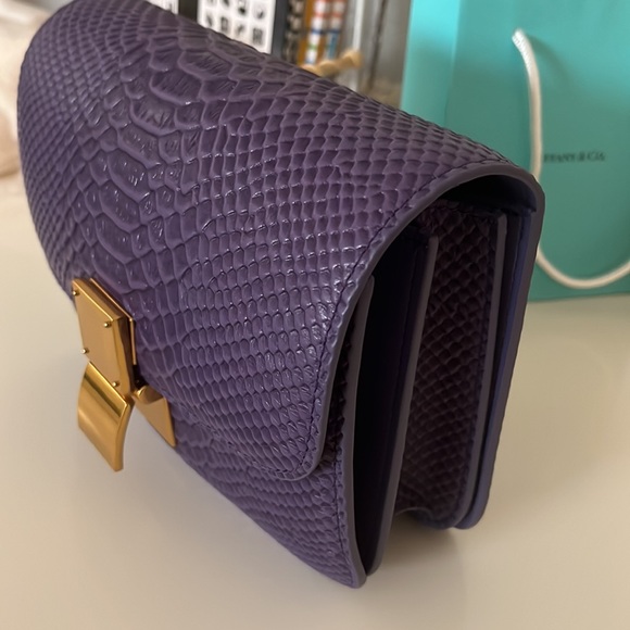 Bags | Nwot Purple Yak Leather Crossbody Bag | Poshmark